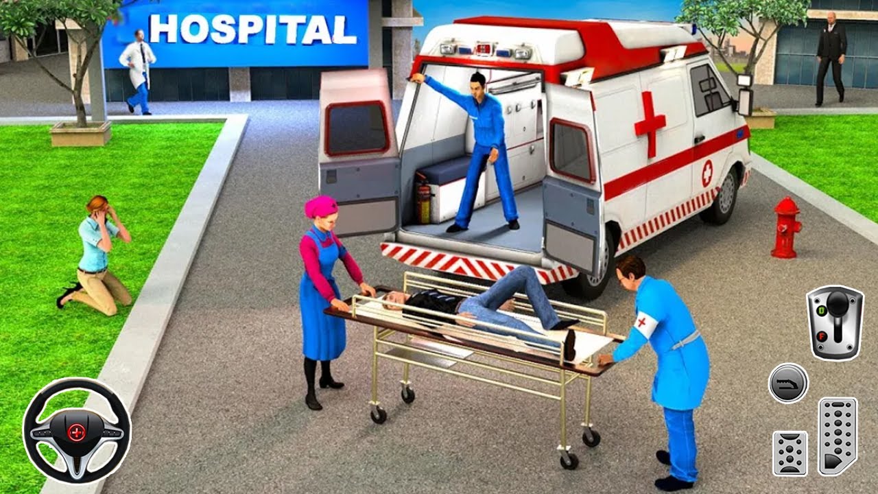 City Ambulance Rescue Emergency Driving #3 - Fly and Offroad Ambulance ...