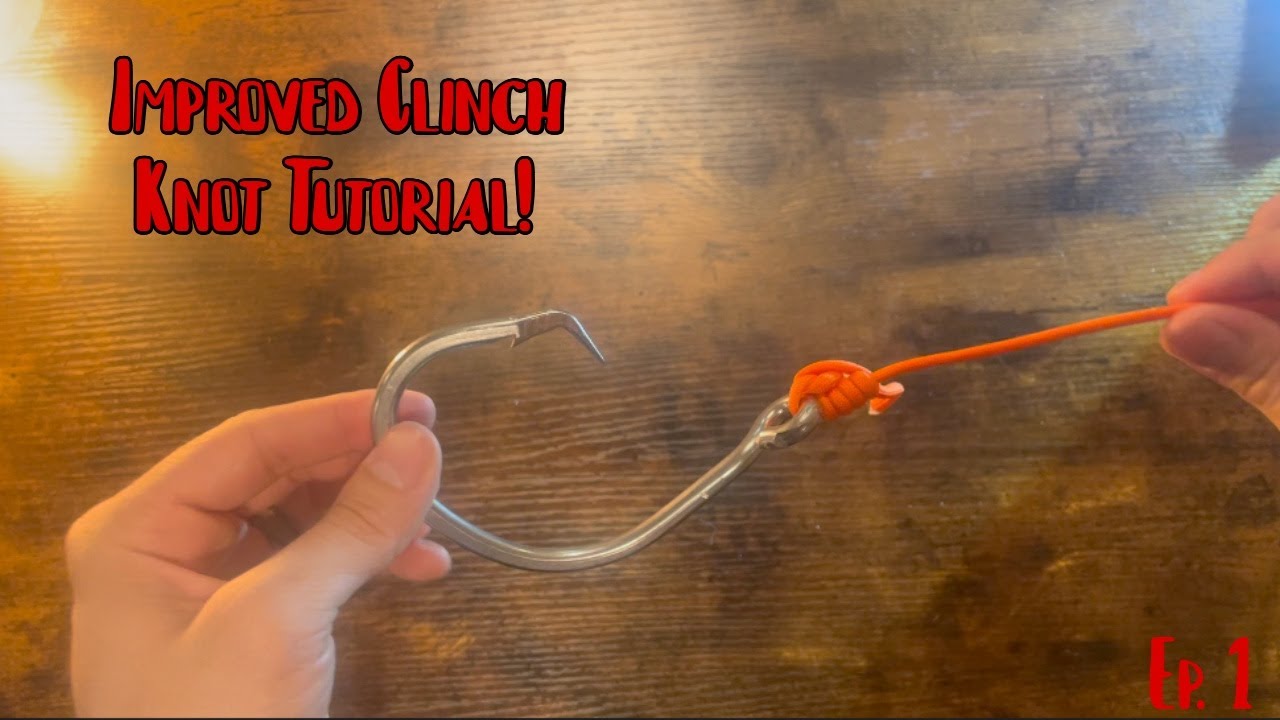 Tutorial: How To Tie The Improved Clinch Knot - YouTube