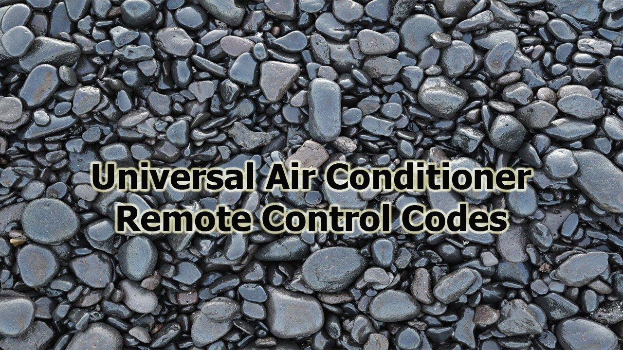 Universal Air Conditioner Remote Control Codes BABA - YouTube
