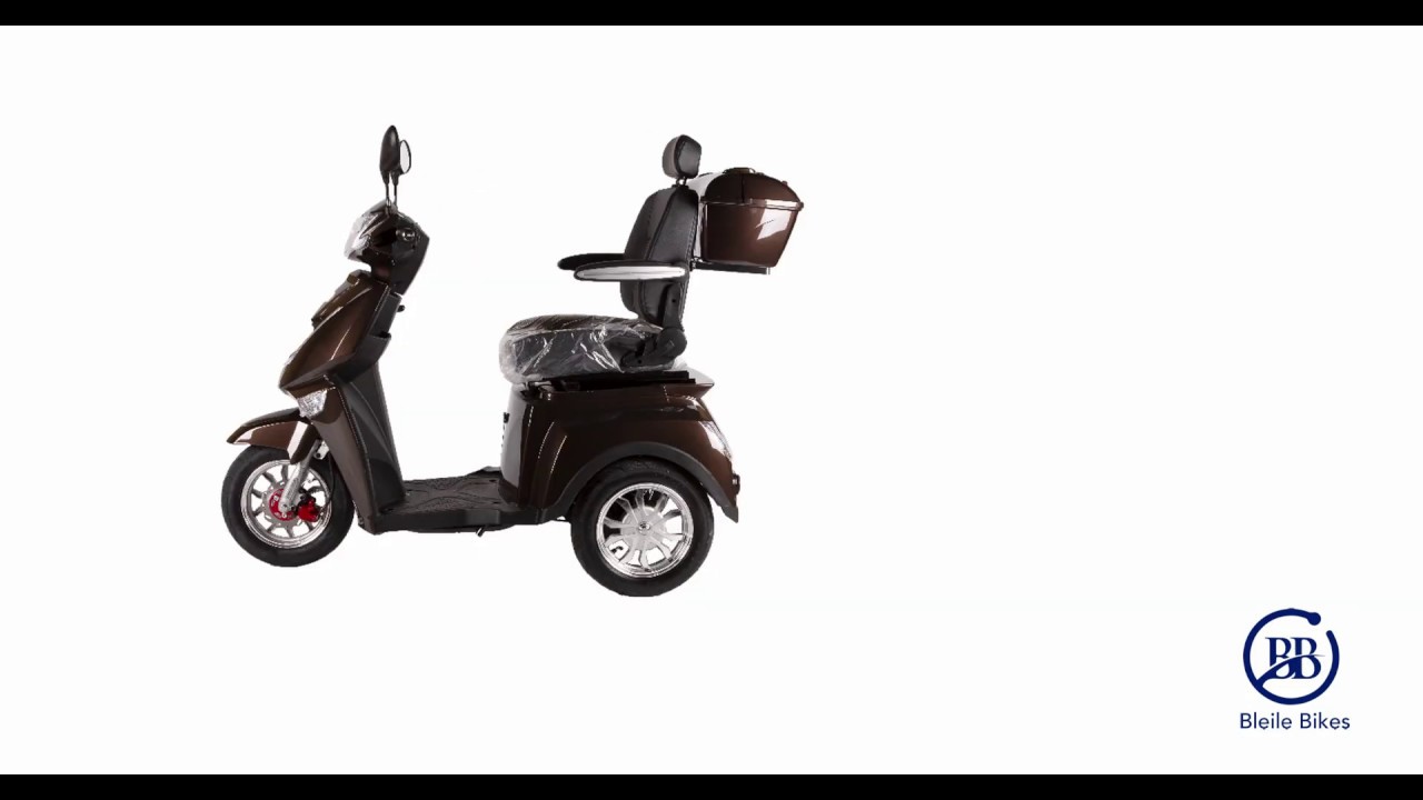 Bleile Bikes B1-1000/3 Elektro-Seniorenmobil - YouTube