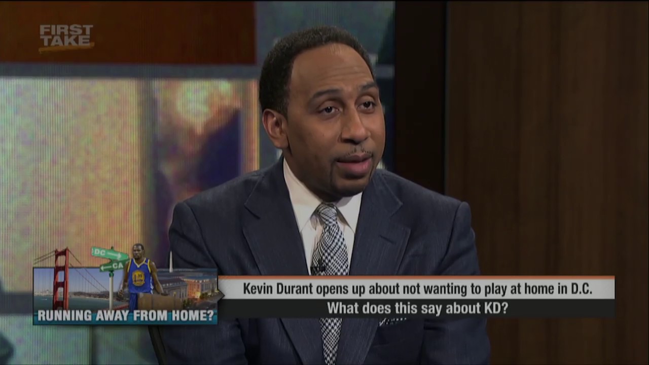 Stephen A. Smith Says Kevin Durant Is Scared of LeBron James, So He ...