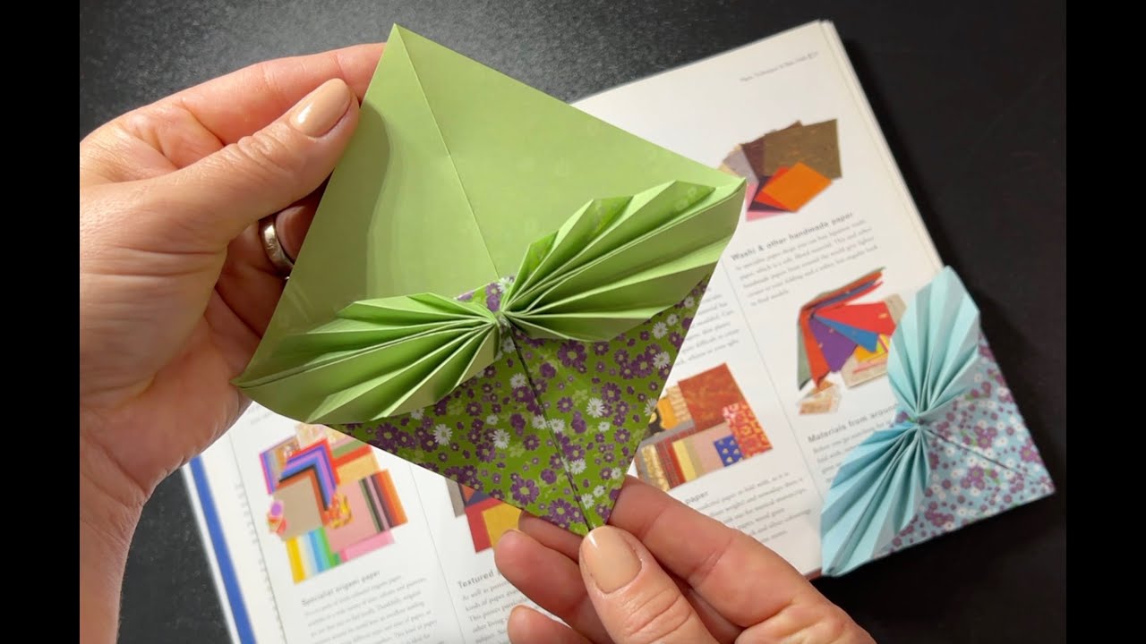 How to Fold a Bookmark Leaf/ORIGAMI/Autumn Craft - YouTube