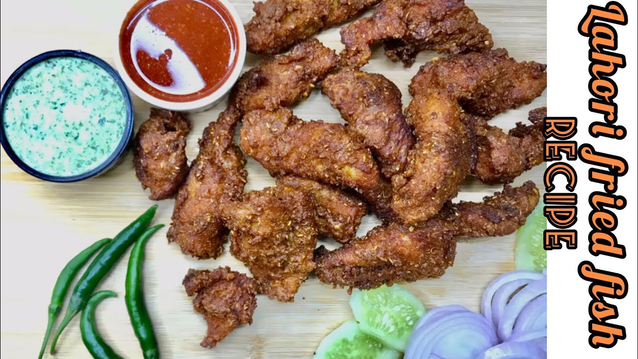 Lahori Fried Fish recipe by Let's cook ¦ yummy fish recipe - YouTube