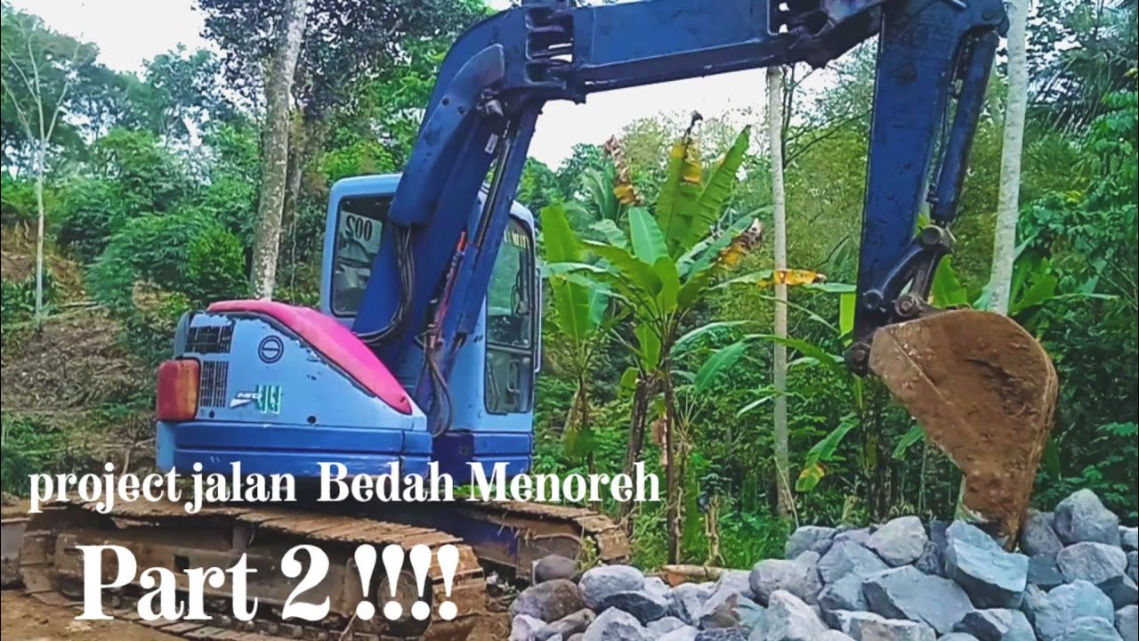Project Jalan Bedah Menoreh Part 2 !!! Komatsu PC75uu Mini Excavator ...