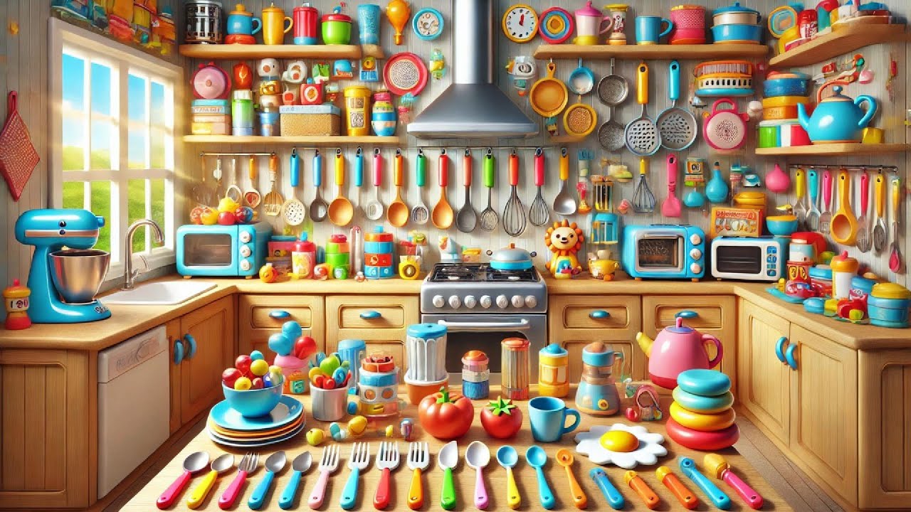 Kitchen Vocabulary: Learn 100 Kitchen Accessories Names in English for ...