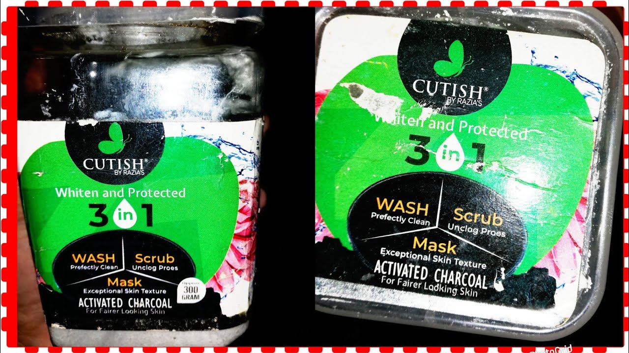 Review cutish 3in1 face wash scrub and mask zabardast /abdullah smart ...