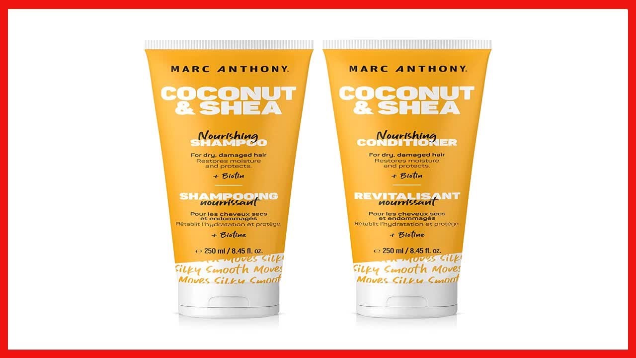 Marc Anthony Hydrating Coconut Oil & Shea Butter Shampoo & Conditioner ...