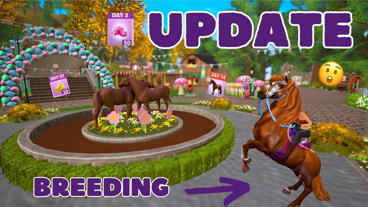 NEW UPDATE 🎉 Daily and monthly rewards🥚🎁 & Breeding a friesian ...