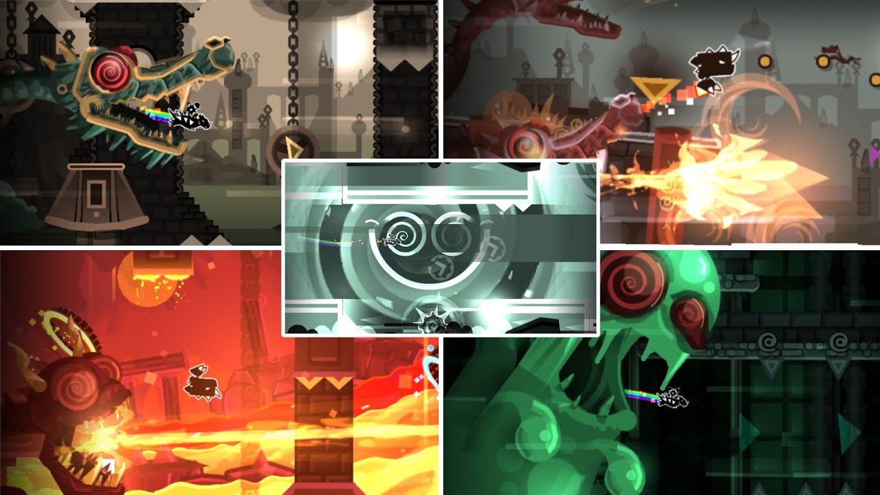 The Best Geometry Dash Level? "Change Of Scene" By Bli - YouTube