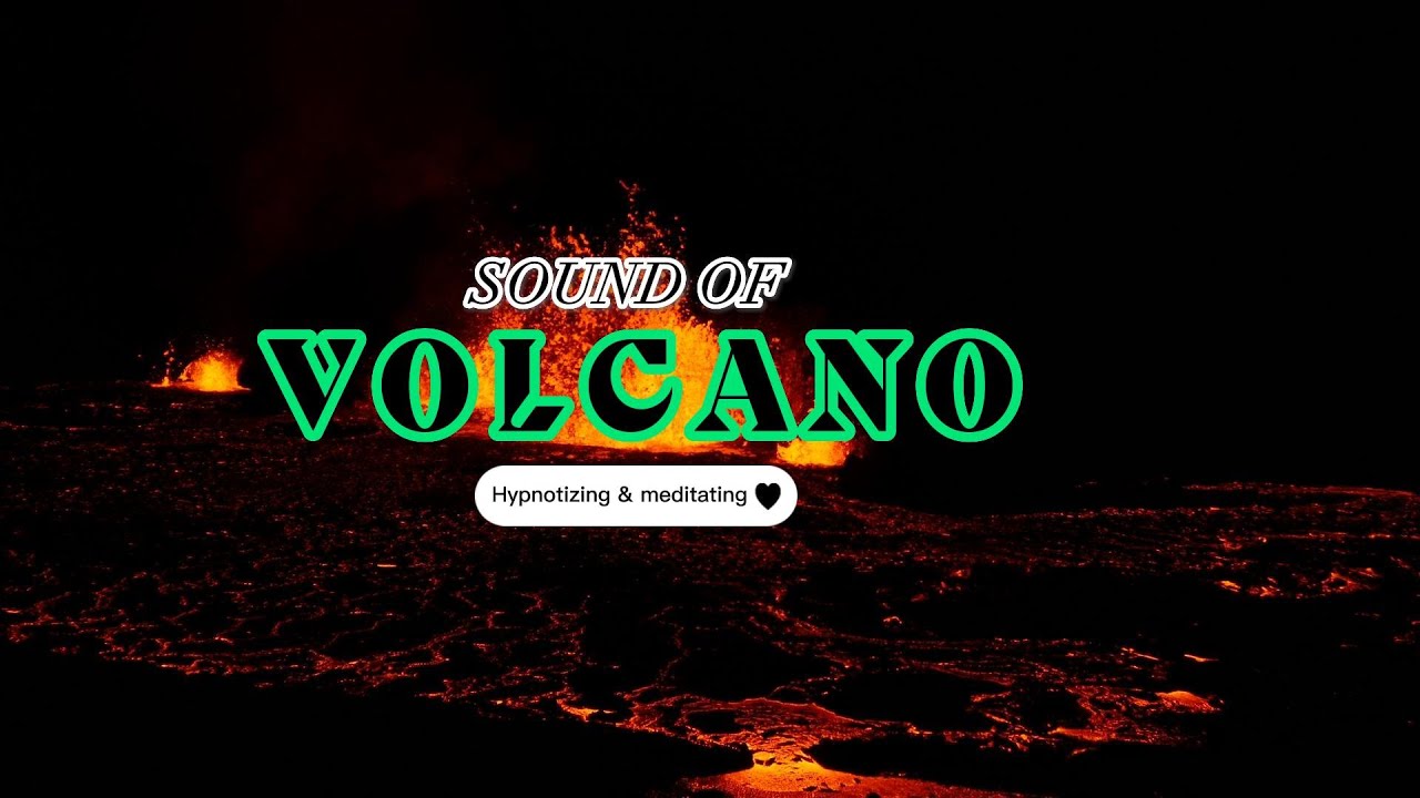 VOLCANO SOUND effect - bubbling lava and magma | NATURE AMBIENCE ...