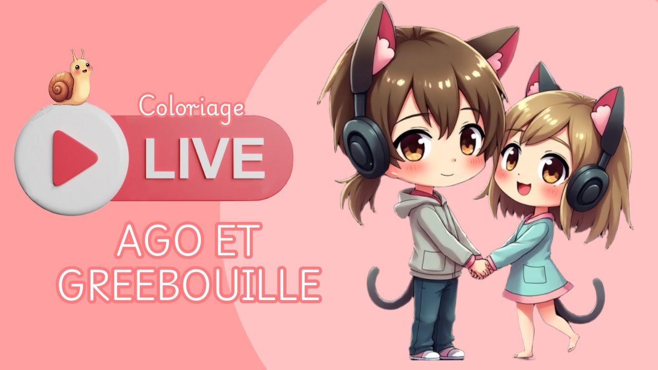 🌸 Live #123 - Ago et Greebouille - Coloriage Lily-Fu - YouTube