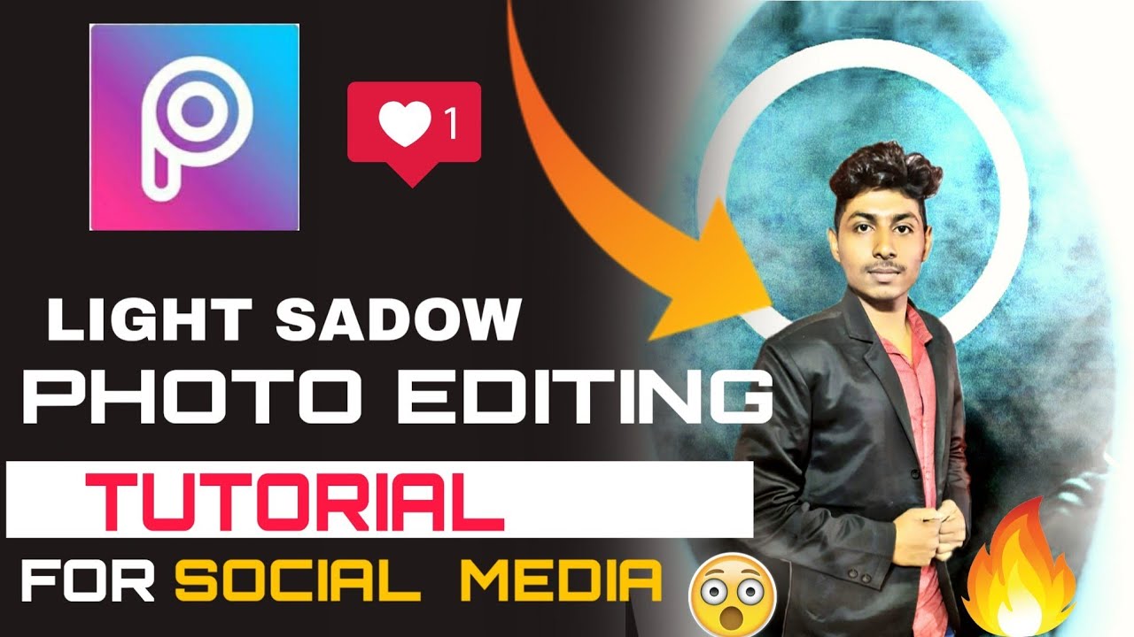 Light Shadow Photo Editing Tutorial// shadow photo editing by pickart ...