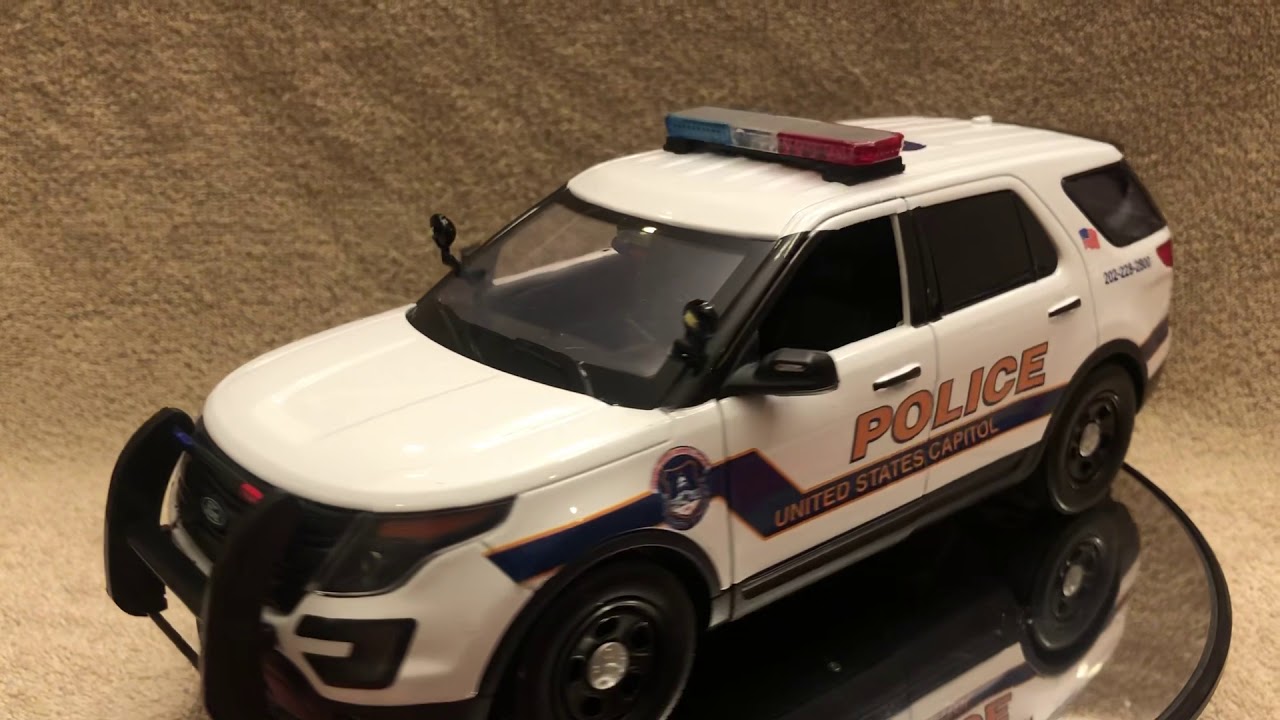 18 scale US Capitol Police Diecast Ford Explorer model Police car with ...