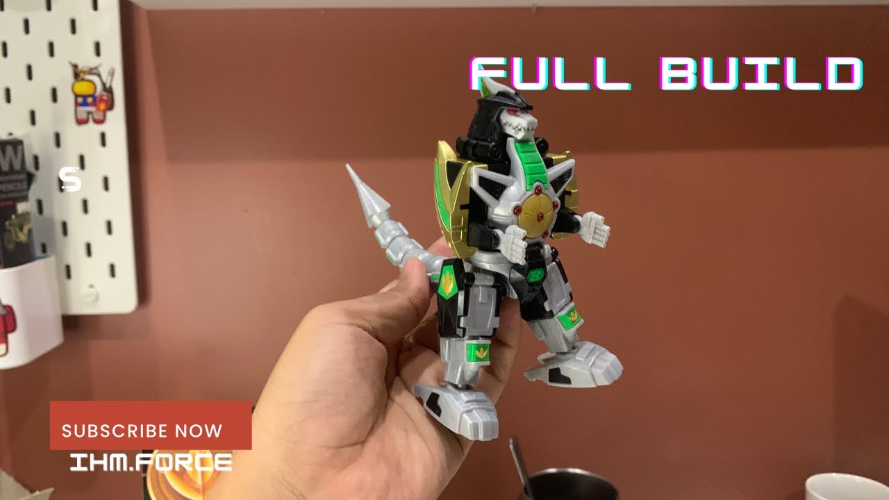 Speed Build Smp Super Mini Pla Dragon Caesar Dragon zord - YouTube
