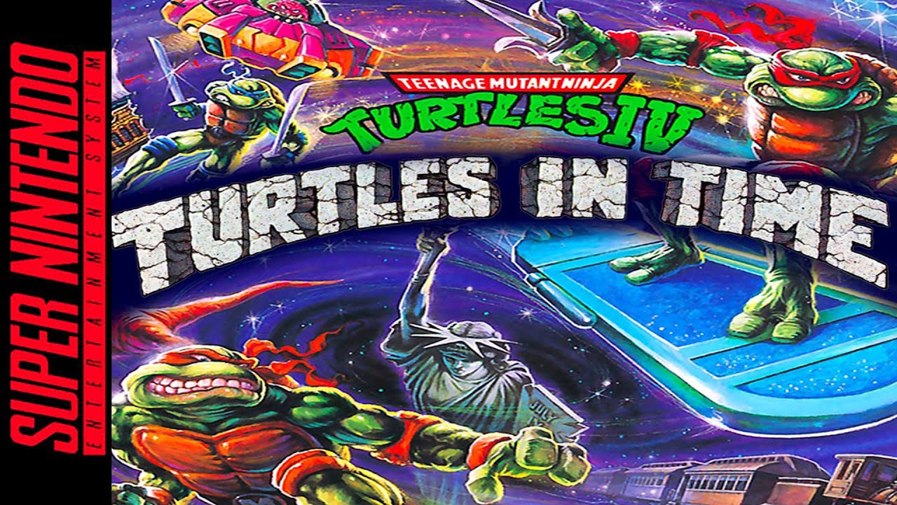 Teenage Mutant Ninja Turtles IV: Turtles in Time (SNES) Retro Game ...