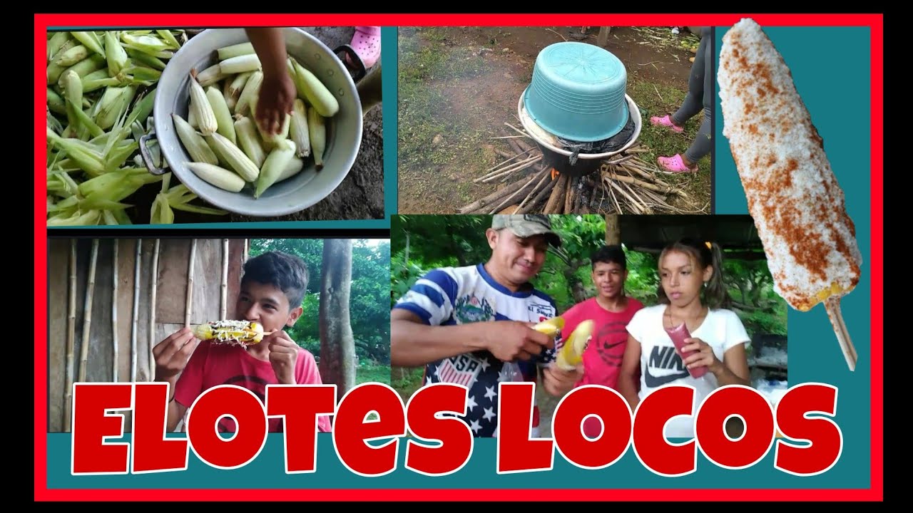 Paso a paso como se hacen los elotes locos En EL SALVADOR - YouTube