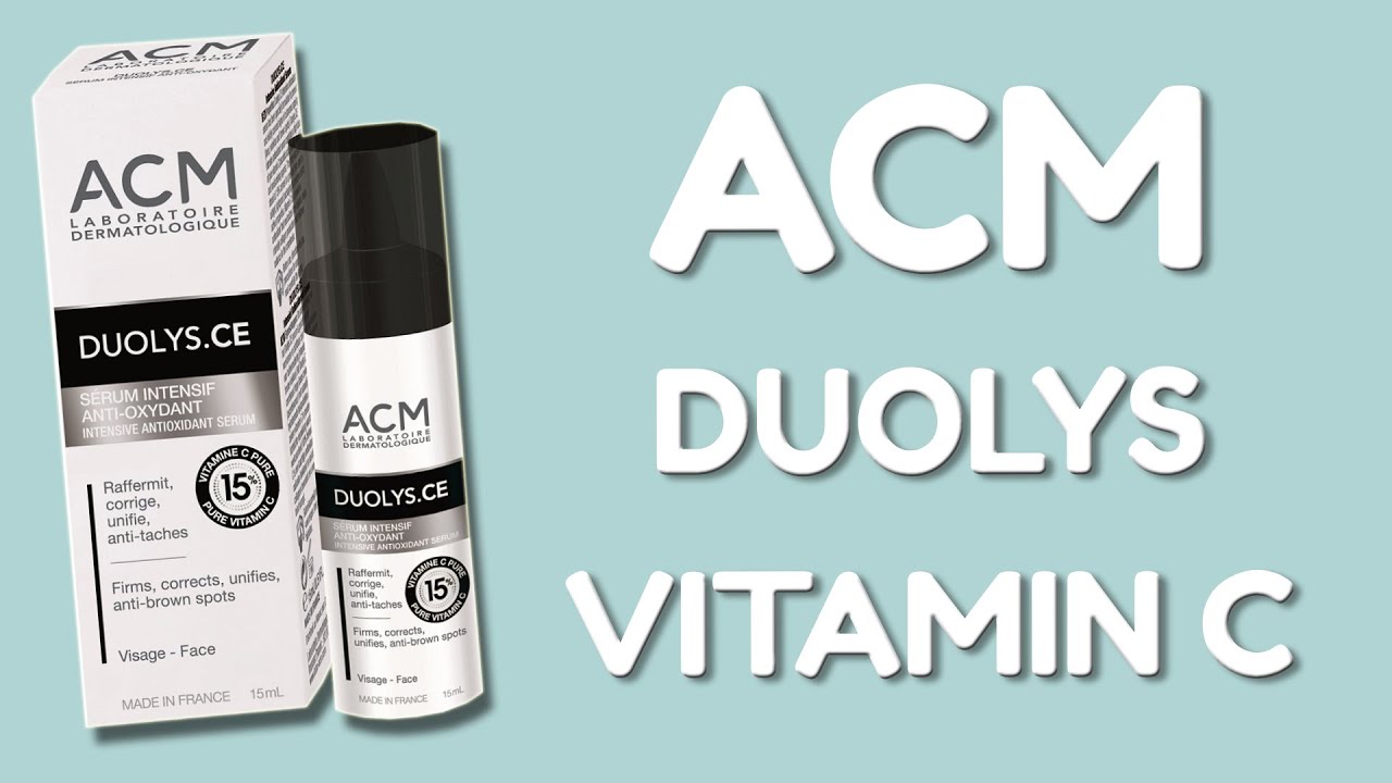 ACM DUOLYS VITAMIN C | opinions, skin test & INCI (ingredients) - YouTube