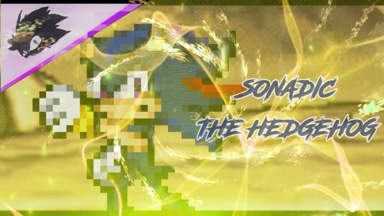 Sonadic The Hedgehog: The fusion of Shadic and Sonow | Sprite Animation ...