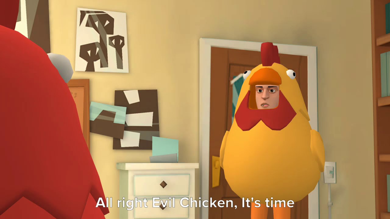 Evil Chicken cuts school and gets grounded - YouTube