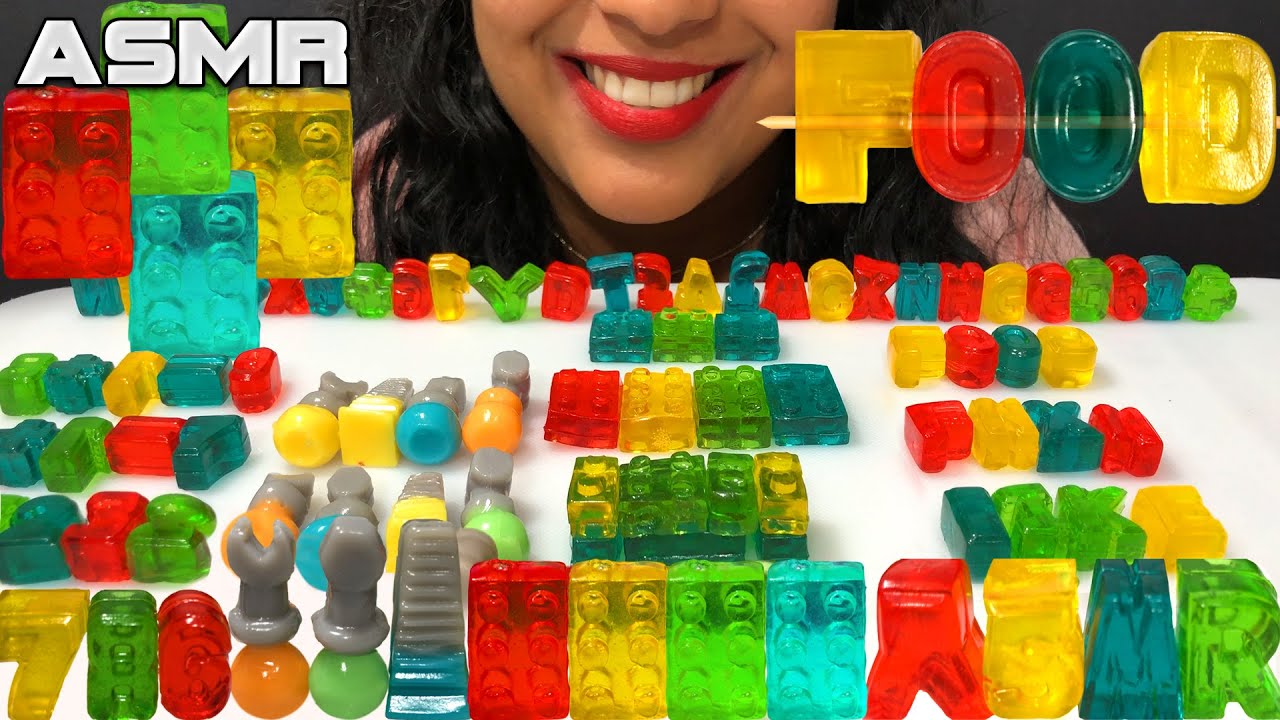 ASMR 4D CANDY GUMMIES | ASMR 4D LEGOS GUMMY CANDY | ASMR 4D TOOLS GUMMY ...