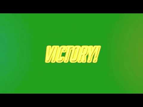 VICTORY text from OVERWATCH - Green Screen - YouTube