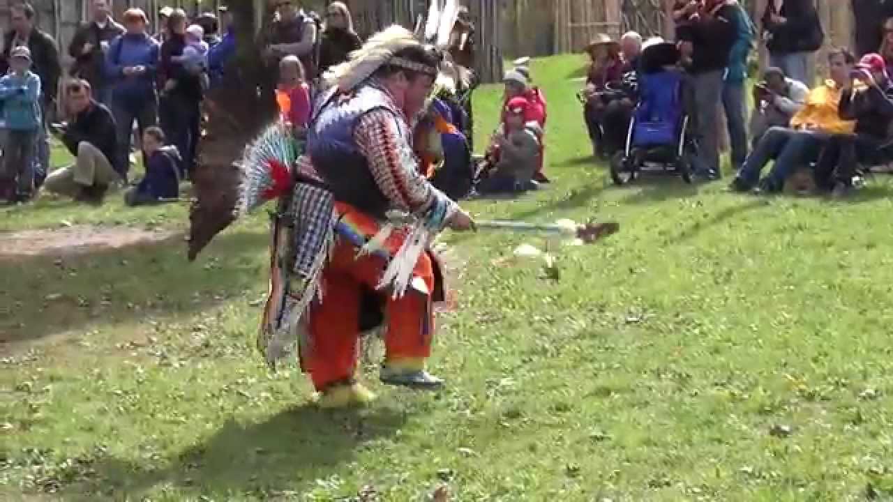 Iroquoian Longhouse Village and First Nation Dancers, Crawford Lake ...