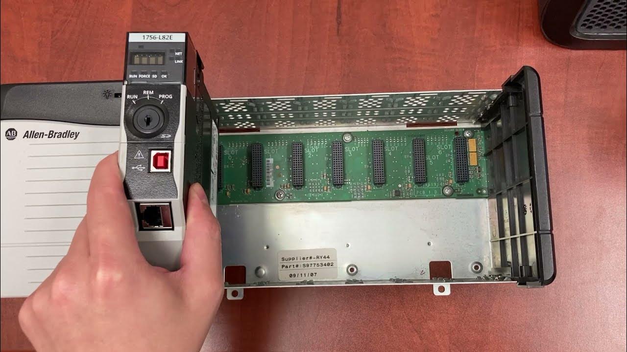 ControlLogix 5580 1756-L82E Ethernet config and Firmware Flash - YouTube