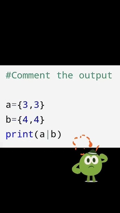 Comment The Output 🧑‍💻🤔python Pythoncoding Pythontutorial Coder