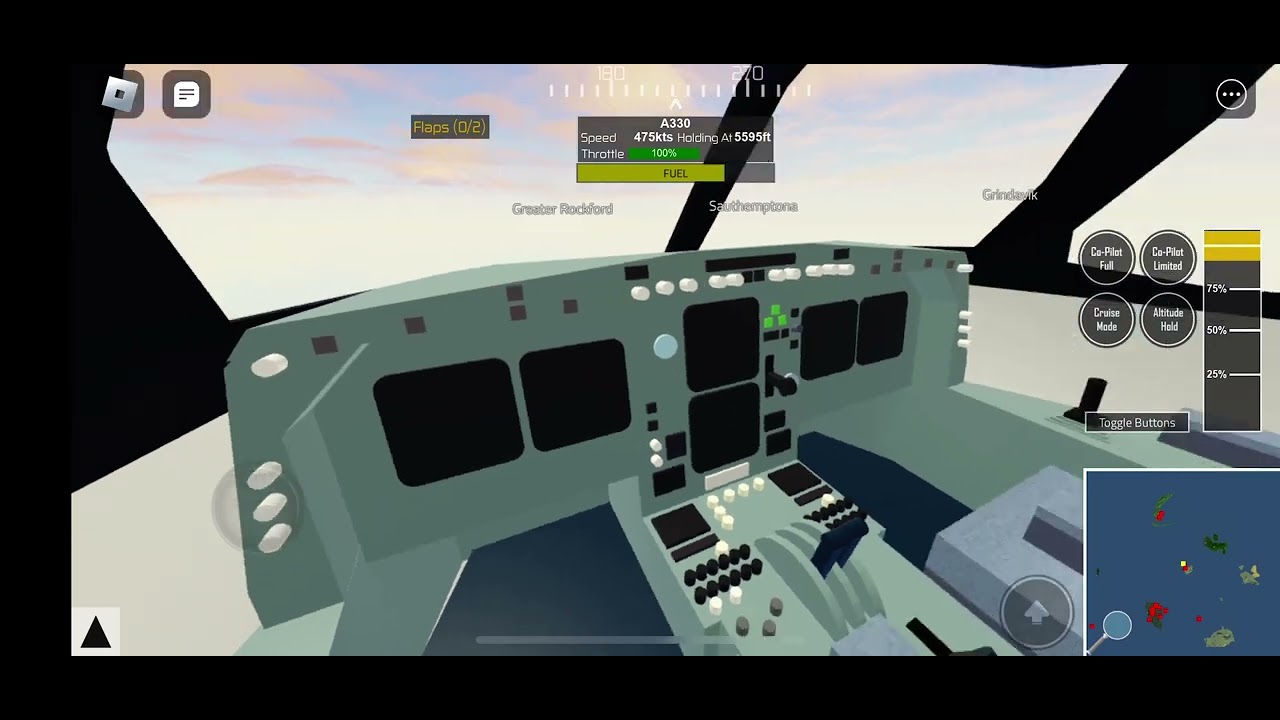 MY FIRST PTFS FLIGHT FULLY IN FIRST PERSON! Did i do good? - YouTube