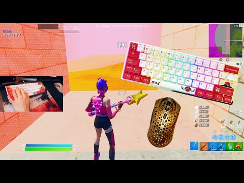 XVX MK61 'Izakaya' ASMR Chill🤩 Satisfying Gameplay Keyboard Fortnite 390 FPS Smooth 4K