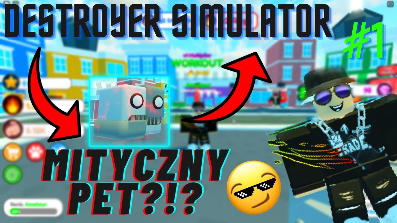 DESTROYER SIMULATOR * TRAFIŁEM MYTHICA!!* Pierwsza kraina #1 - YouTube