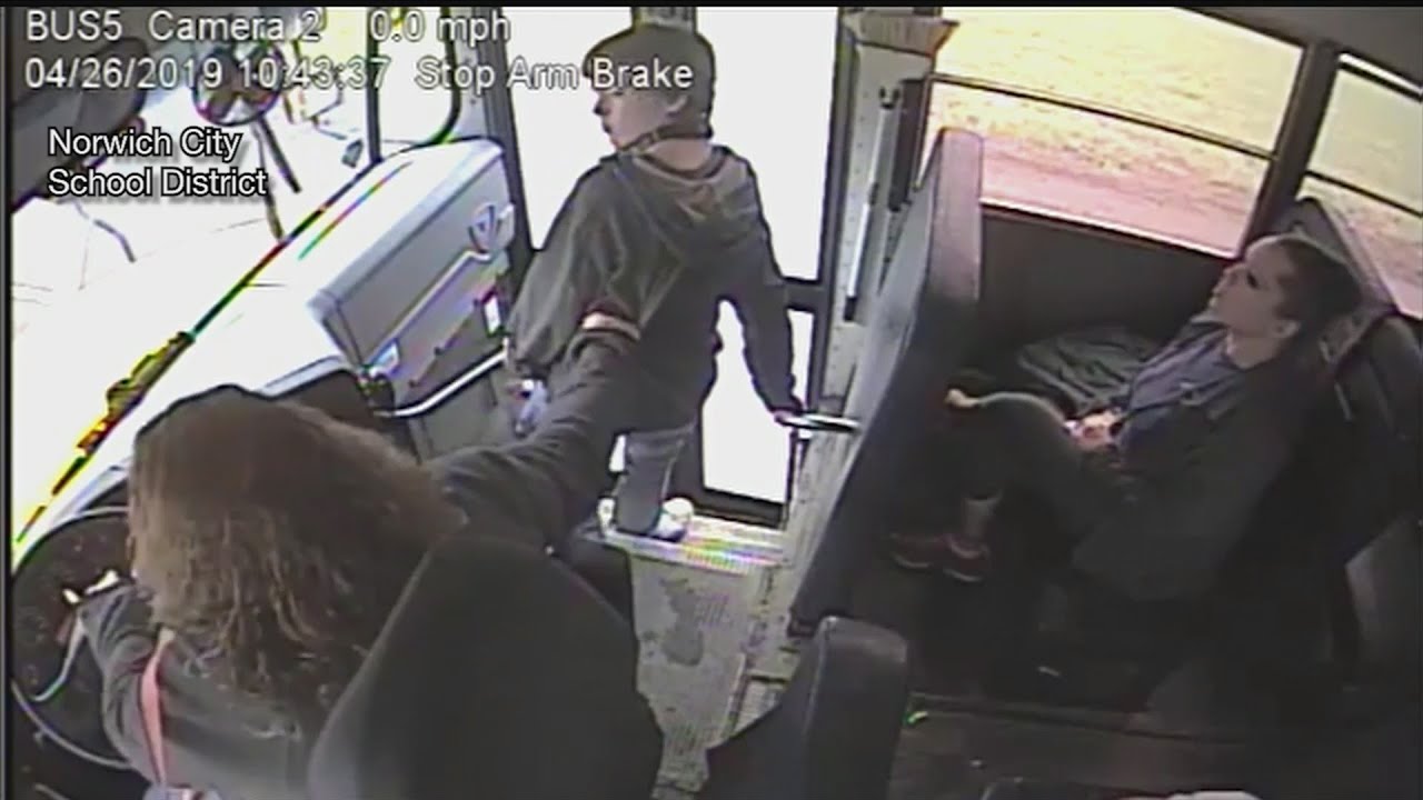 bus driver saves kid - YouTube