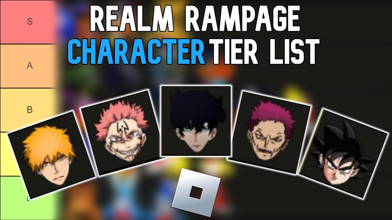 Realm Rampage Character Tier List - YouTube