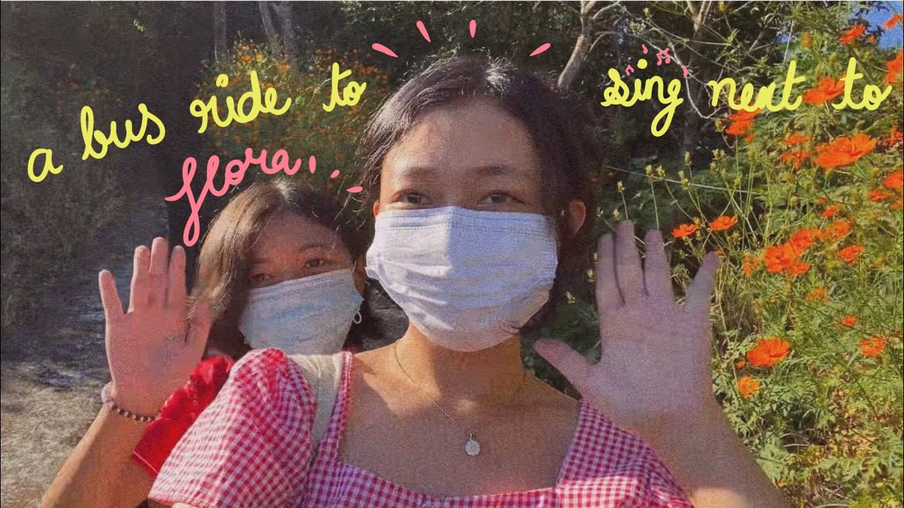 songbird 🐦🎶 : (vlog) a bus ride to sing next to flora 🌼 cosmos season 📍 ...