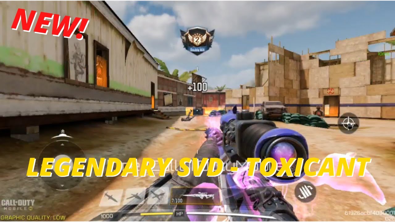 LEGENDARY SVD - TOXICANT GAMEPLAY | COD MOBILE - YouTube