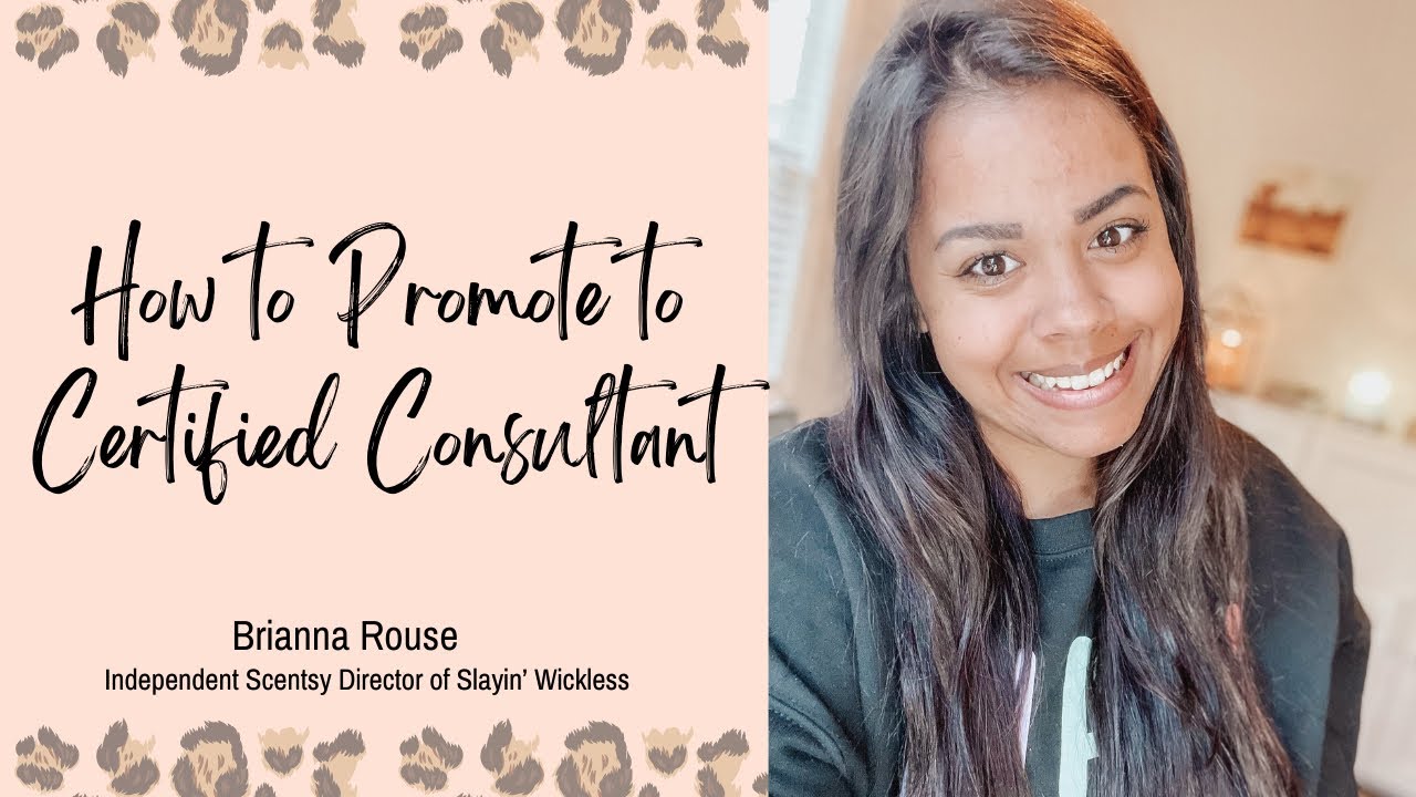 How to Promote to a Certified Scentsy Consultant! - YouTube