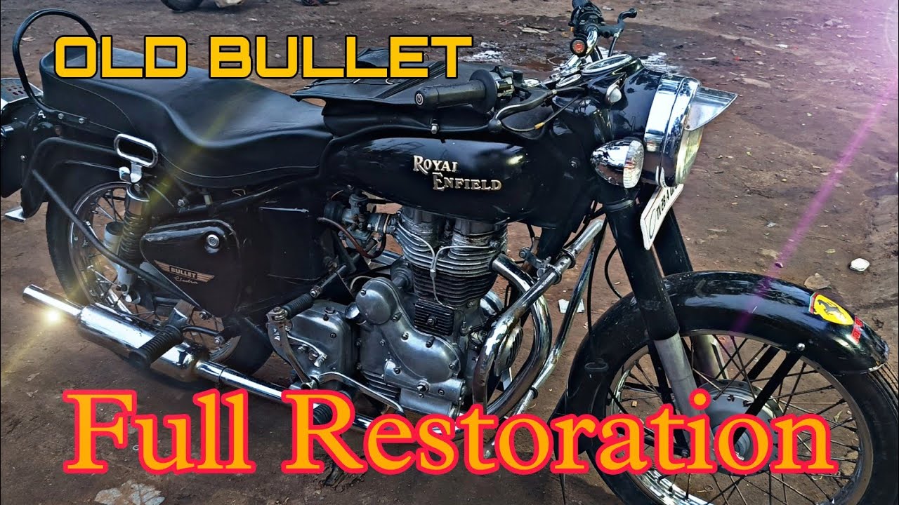Old Vintage Bullet Full Restoration Work 🔥 1992 model|HMS BULLET MAKER ...