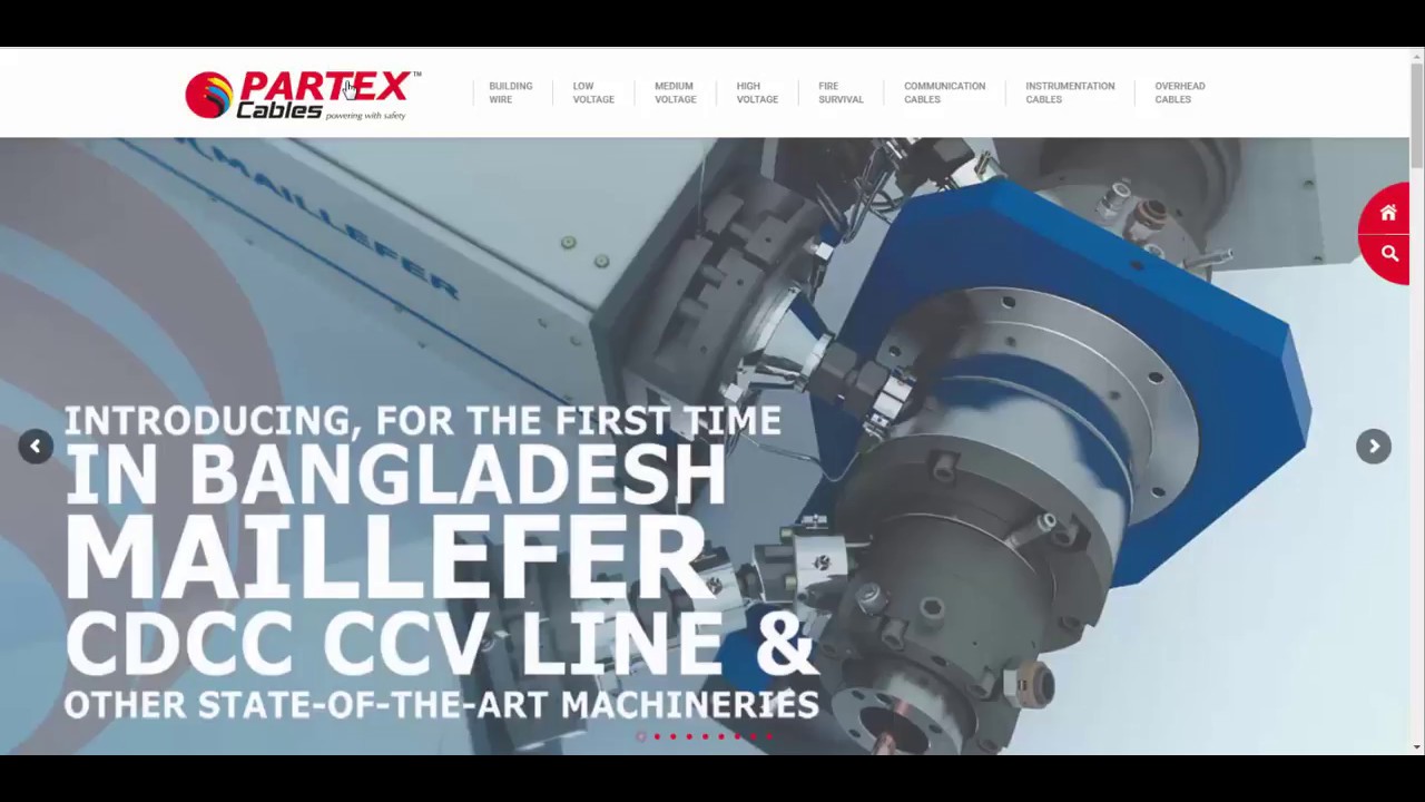 Video presentation of the website of Partex cable powered by Roopokar ...