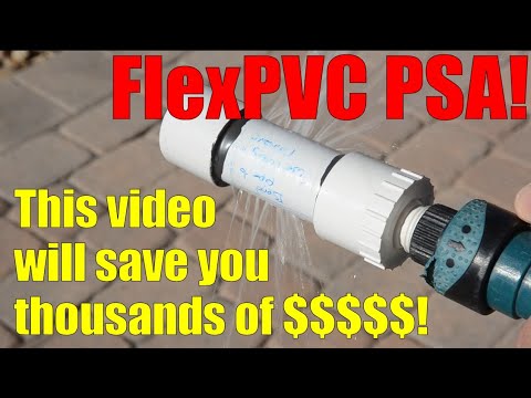 FlexPVC demonstrates the failures of the competitors flexible pvc pipe ...