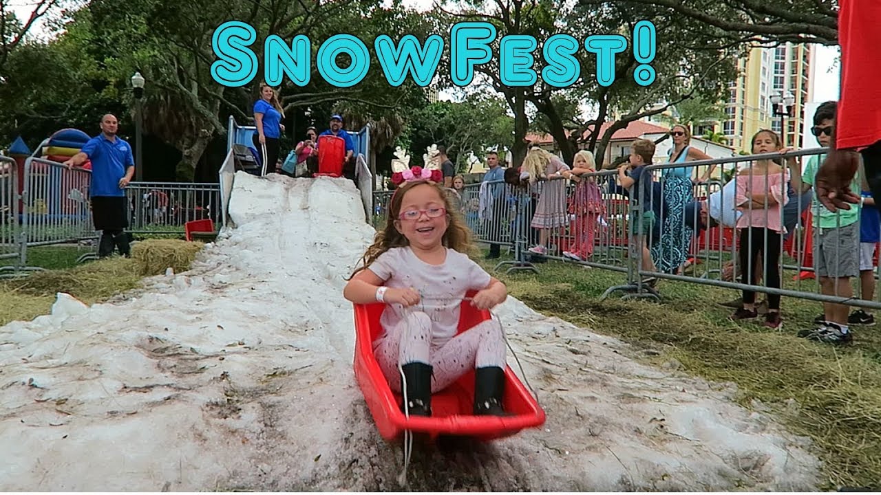Snowfest In Florida!?! - YouTube