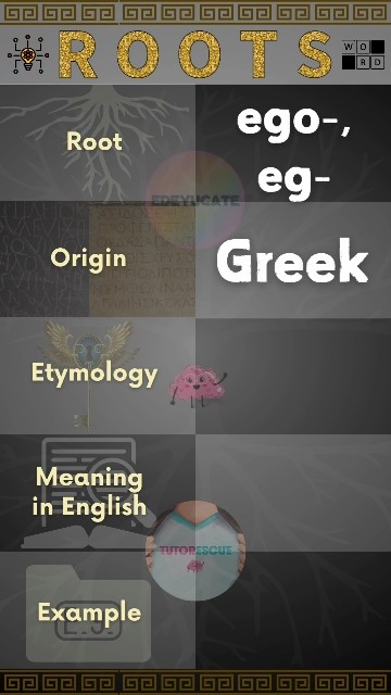 #ego #latin #greek #rootwords #etymology #english #vocabulary #review # ...