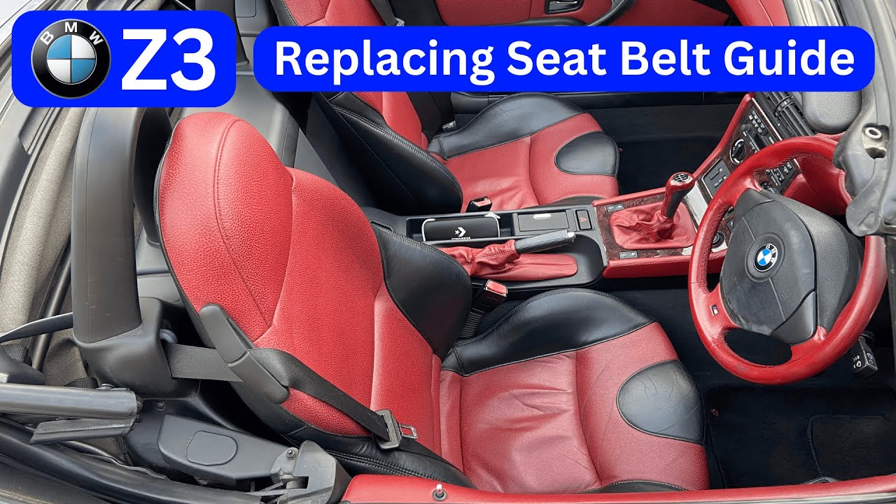 Replacing Broken Seatbelt Guide Trim & Sports Seat Stripdown - BMW Z3 ...