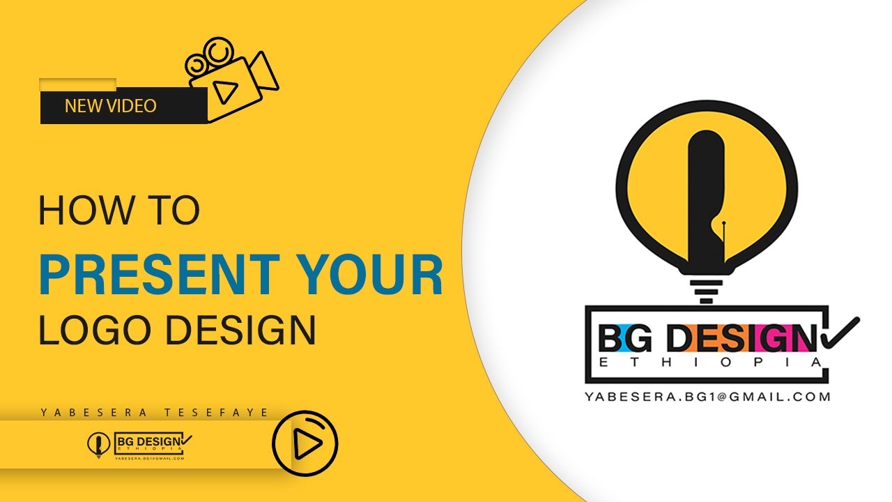 How to present your logo design - YouTube