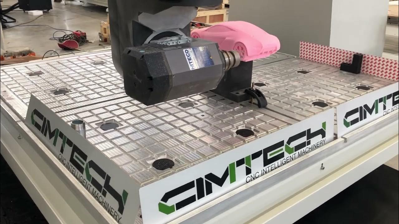 5 axis CNC Router has completed production and debugging, ready for shipment! - YouTube