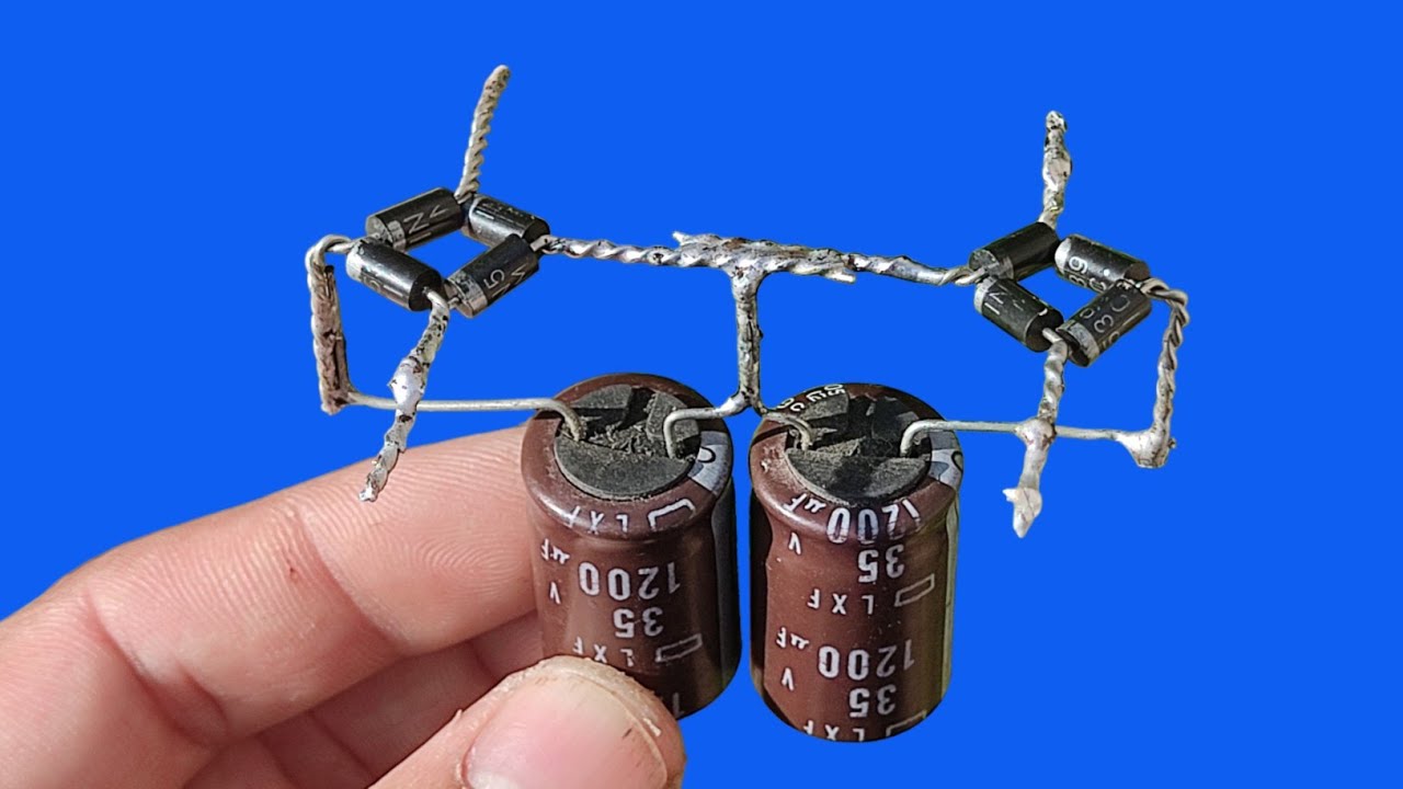 Dual Power Supply Circuit - Full Wave Rectifier ! Best Idea - YouTube