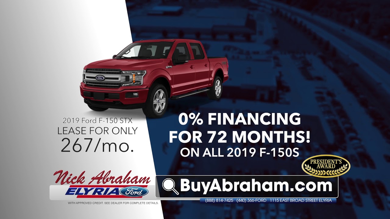 Nick Abraham Elyria Ford Nov 2019 F-150 Specials - YouTube