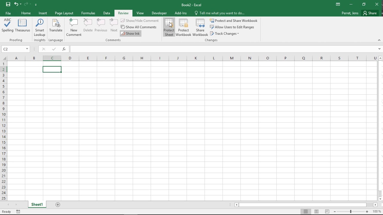 Excel User Interface Youtube
