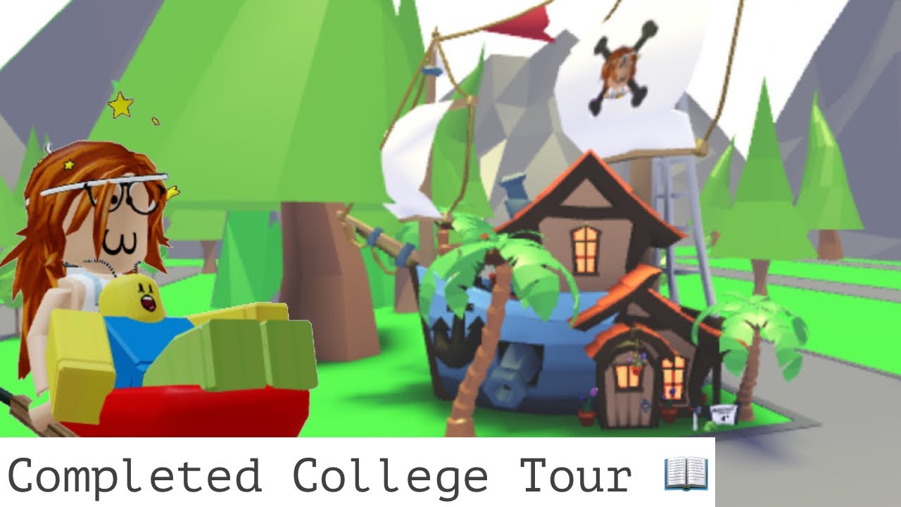 Adopt Me - COMPLETED College Dorm/Sorority/Fraternity Full Tour (Roblox ...