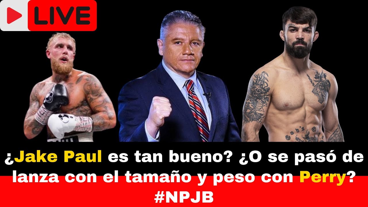 ¿Jake Paul es tan bueno? ¿O se pasó de lanza con el tamaño y peso con ...