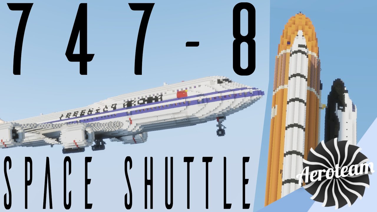 Minecraft Boeing 747 - YouTube
